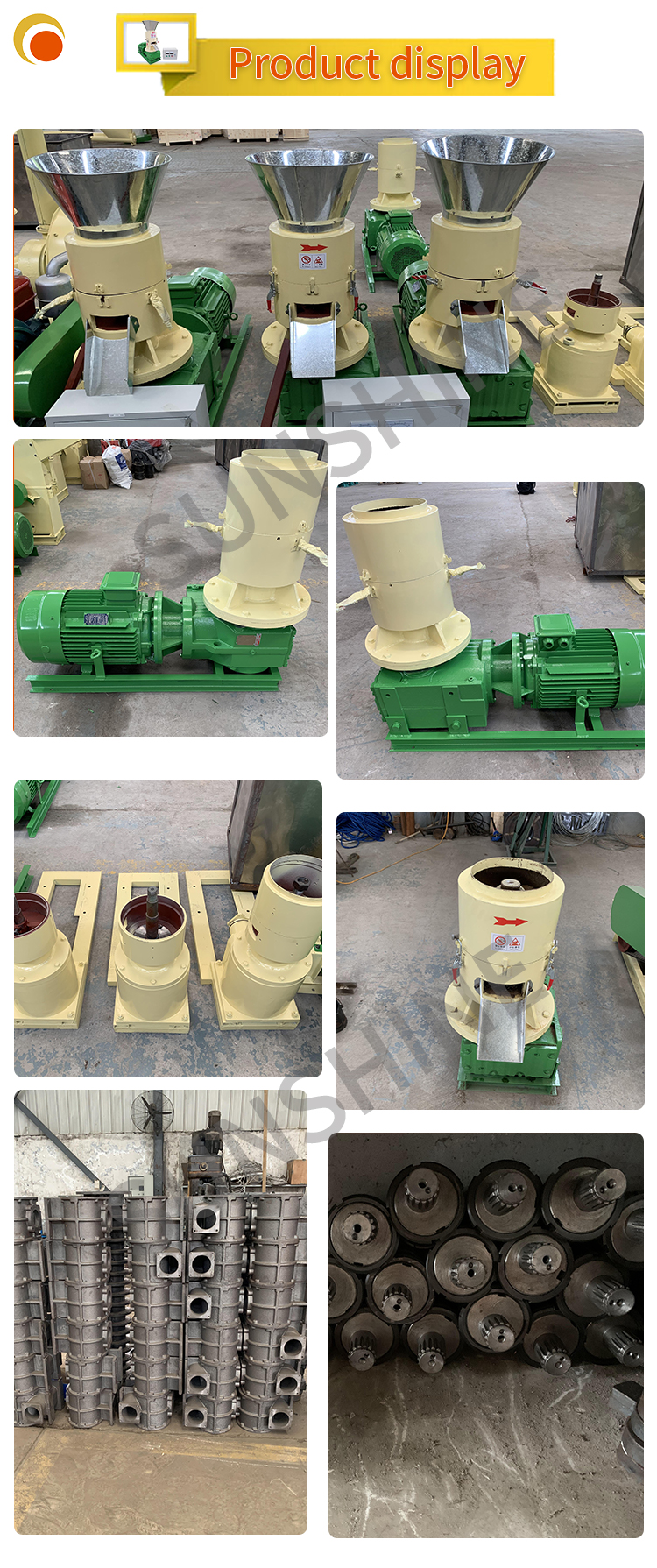 Sunshine Industrial Wood Sawdust Biomass Briquetting Machine and ...